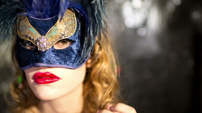 Macro Closeup Of Sexy Woman Wearing Masquerade Mask At Party 1920x1080 ...