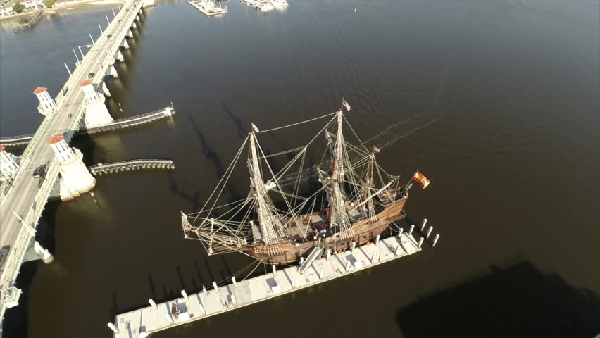 Pirate Ship at St Augustine Stock Footage Video (100% Royalty-free ...