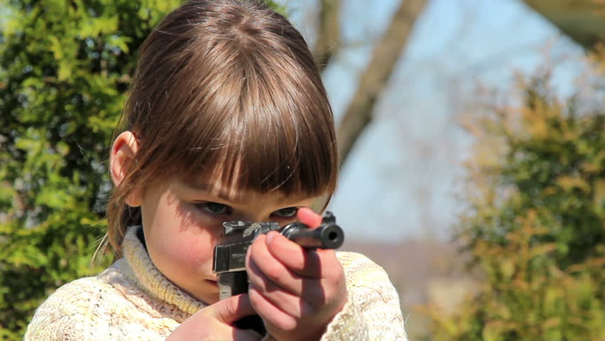 Boy With Gun.Boy Playing Weapon.Little Warrior. Little Boy With A Gun ...