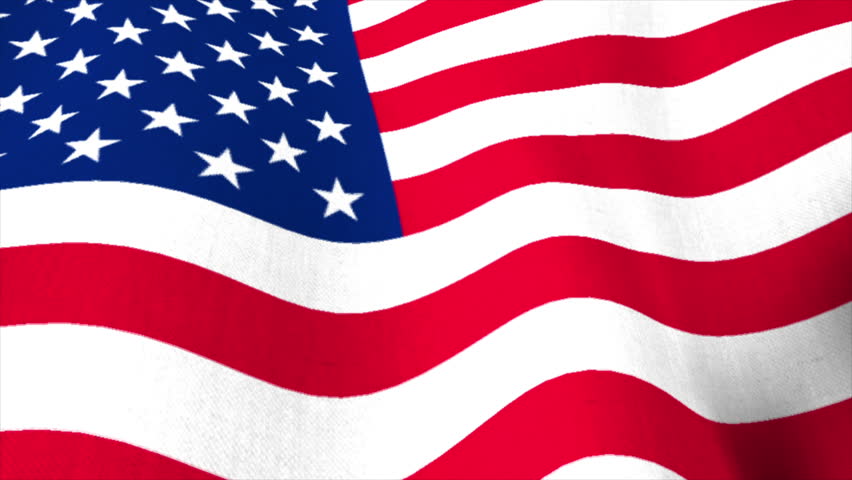 US Flag, Waving Smoothly. Seamless Loop, Based On A 24 Megapixel Photo ...