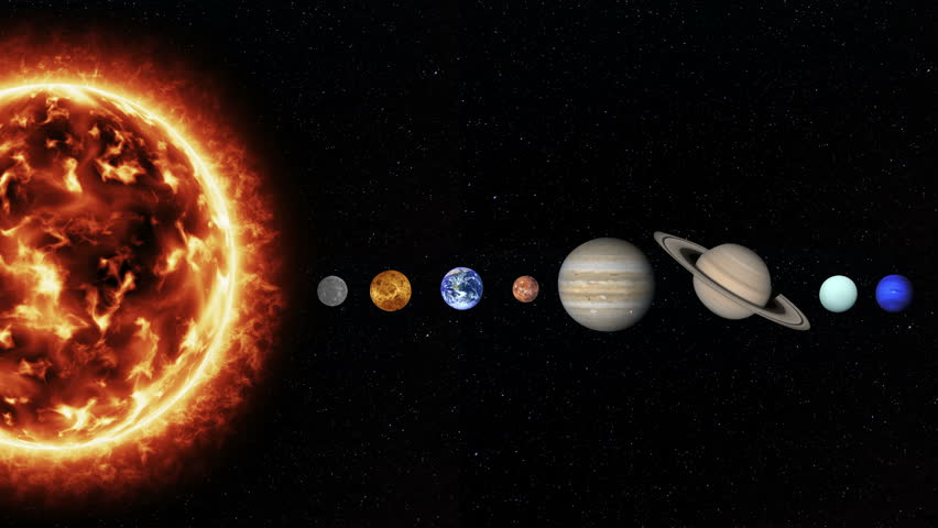 Solar System. Elements of This Stock Footage Video (100% Royalty-free ...