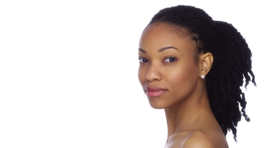 Profile of African Woman Stock Footage Video (100% Royalty-free ...