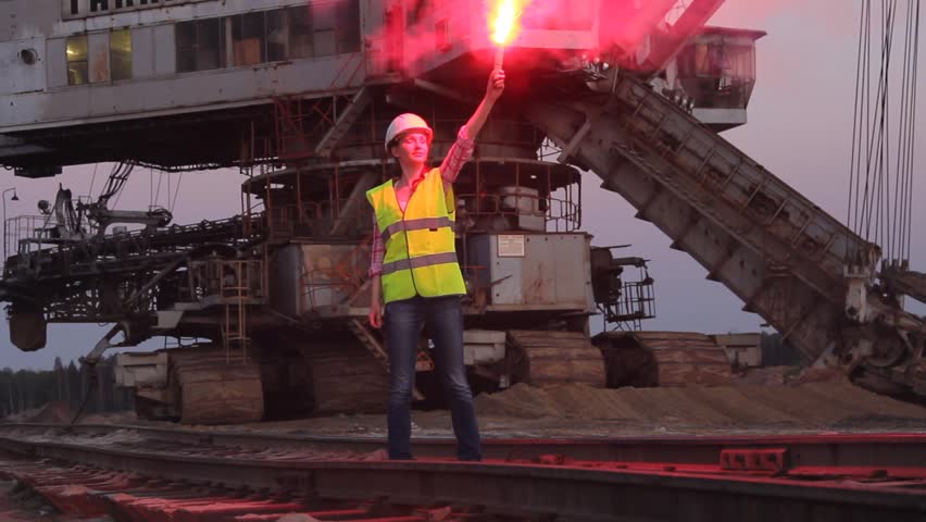 Fire Signal in Hand Stock Footage Video (100% Royalty-free) 6756808 ...