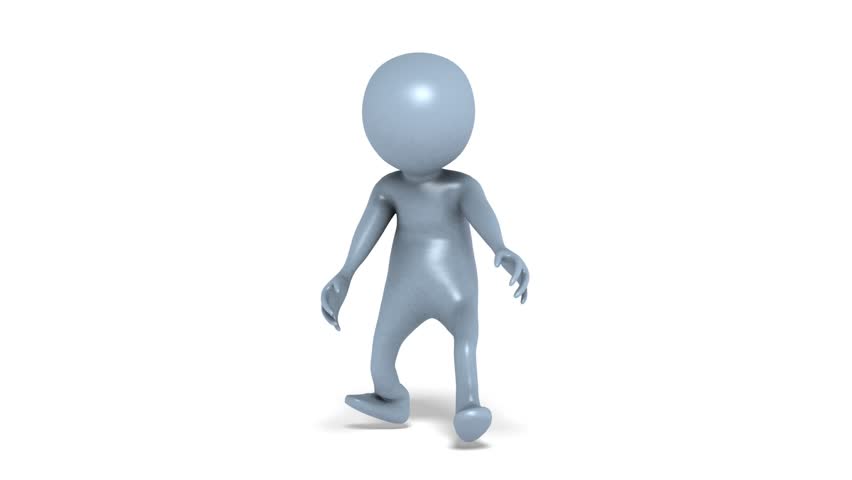 3D Man Lifting Hand Weights Animation. Man Working His Arms With ...