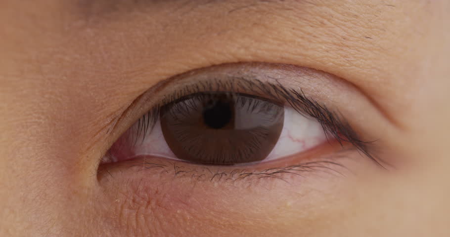 Closeup Of Single Japanese Woman's Eye Stock Footage Video 6599477 ...