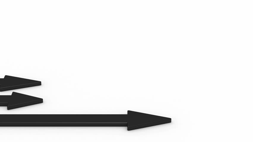 Directional Arrows Animated Lower Third Title Strap, With Alpha Channel ...