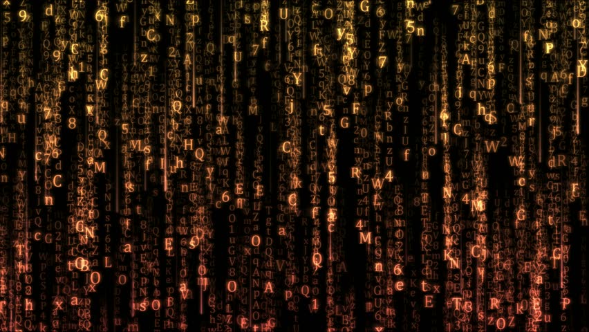 Falling Letters Animation - Loop Stock Footage Video (100% Royalty-free ...