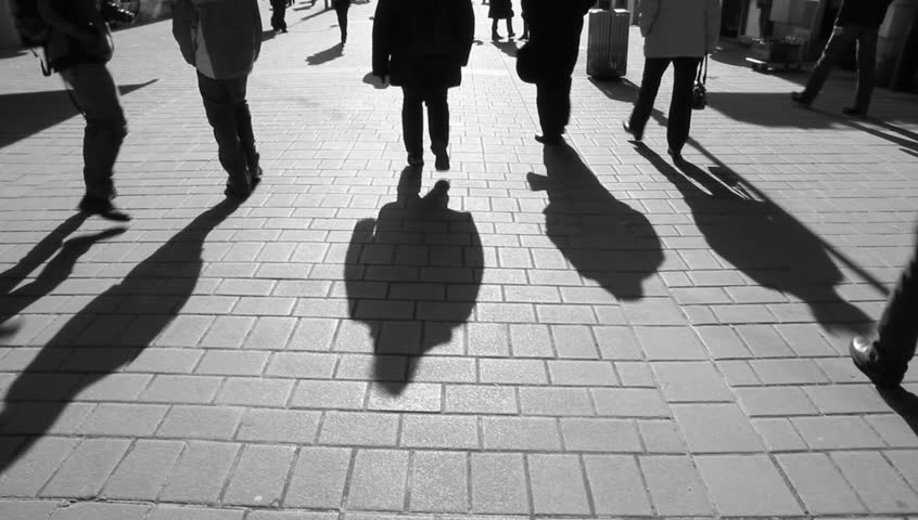 Shadow People Holding Up