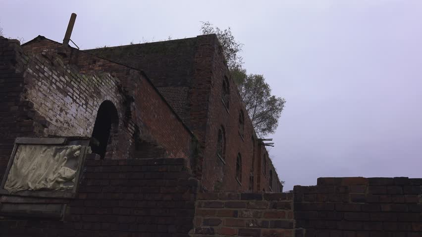 Stock video of urban decay run down abandoned brick | 7748128 ...