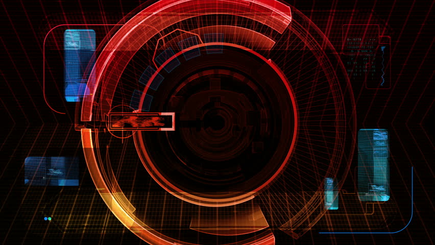 Digital Technology Interface Background Stock Footage Video 1770671 ...