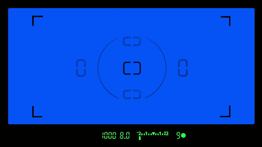 Stock Video Clip of Looking through a digital SLR camera viewfinder ...