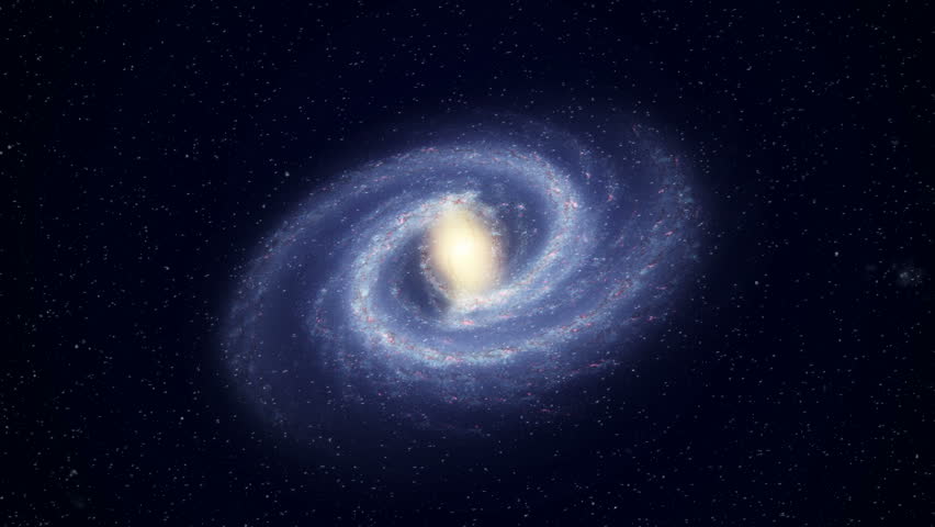 Rotating Spiral Galaxy - Deep Stock Footage Video (100% Royalty-free ...