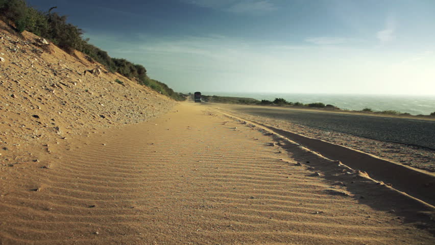 Stock video of windy desert road | 845278 | Shutterstock