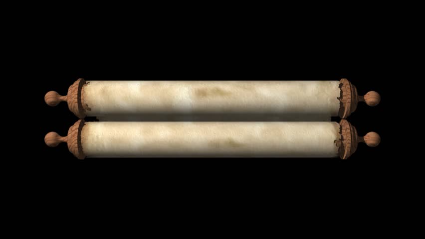 1080p HD Stock Video Of Ancient Scrolls Unrolling And Rolling Up Again ...