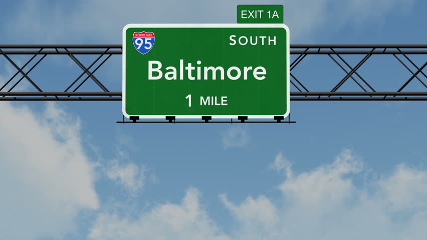 Stock video of 4k passing under baltimore usa interstate | 8843698 ...