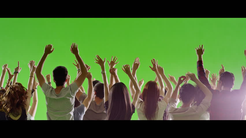 Stock video of 4k crowd of fans dancing on | 8883268 | Shutterstock