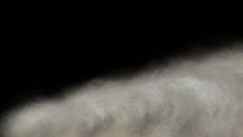 Animated Steam Filling Up Whole Screen Against Transparent Background 2 ...