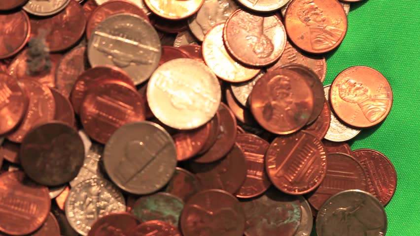 Coins with Green Screen Stock Footage Video (100% Royalty-free) 947908 ...