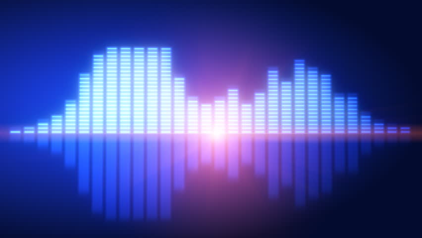 Audio Equalizer Bars Moving. Music Control Levels. Loopable. Blue. More ...