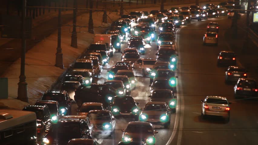 Stock video of cars in hard traffic jam on | 995188 | Shutterstock