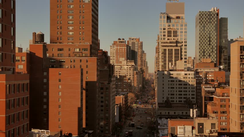 Amazing Aerial View of Skyscraper Stock Footage Video (100% Royalty ...